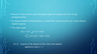 Mathematical model for communication channels | PPTX