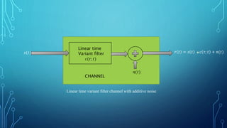 Mathematical model for communication channels | PPTX