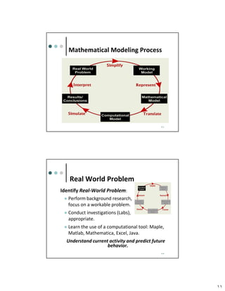 Mathematical Modeling | PDF | Physics | Science
