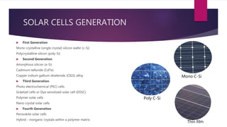 Mathematical modeling and simulation of solar panel | PPTX