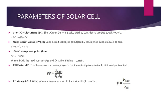Mathematical modeling and simulation of solar panel