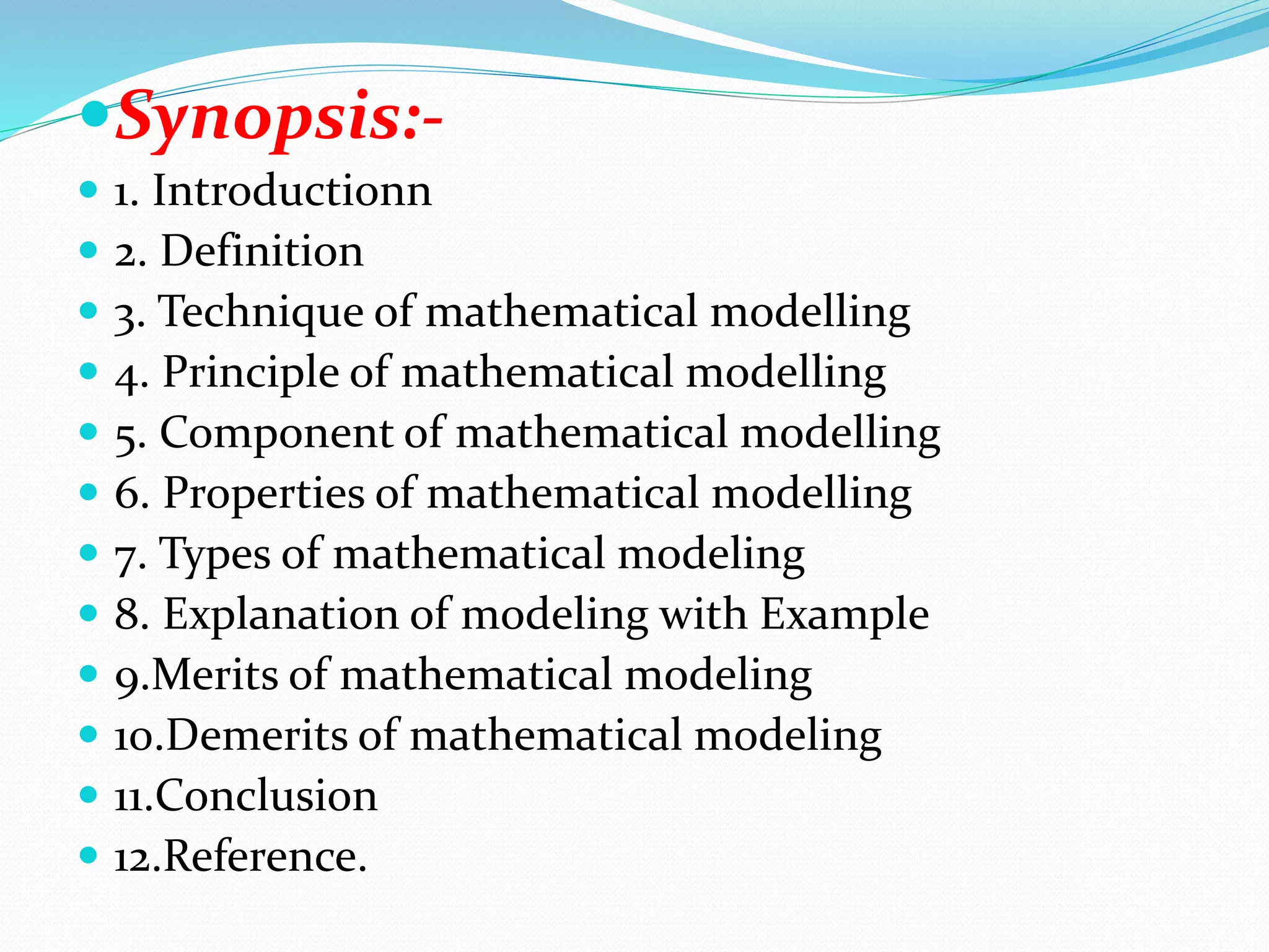 mathematical modeling nikki.pptx