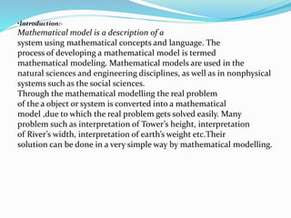 mathematical modeling nikki.pptx