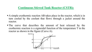 Mathematical modeling of continuous stirred tank reactor systems (cstr ...