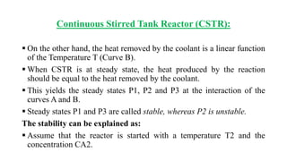 Mathematical modeling of continuous stirred tank reactor systems (cstr) | PPTX