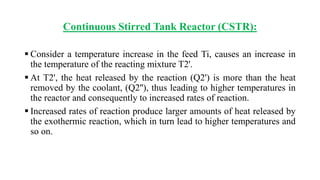 Mathematical modeling of continuous stirred tank reactor systems (cstr ...