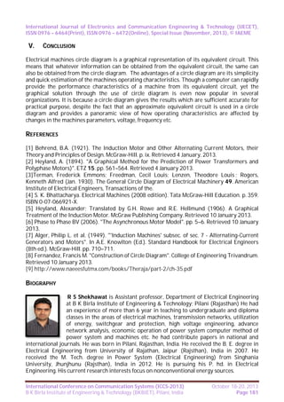 Mathematical modeling of electrical machines using circle diagram | PDF ...