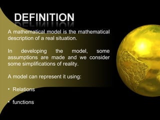 Mathematical modelling | PPT