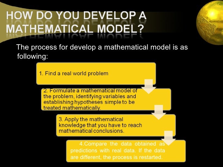 Mathematical modelling