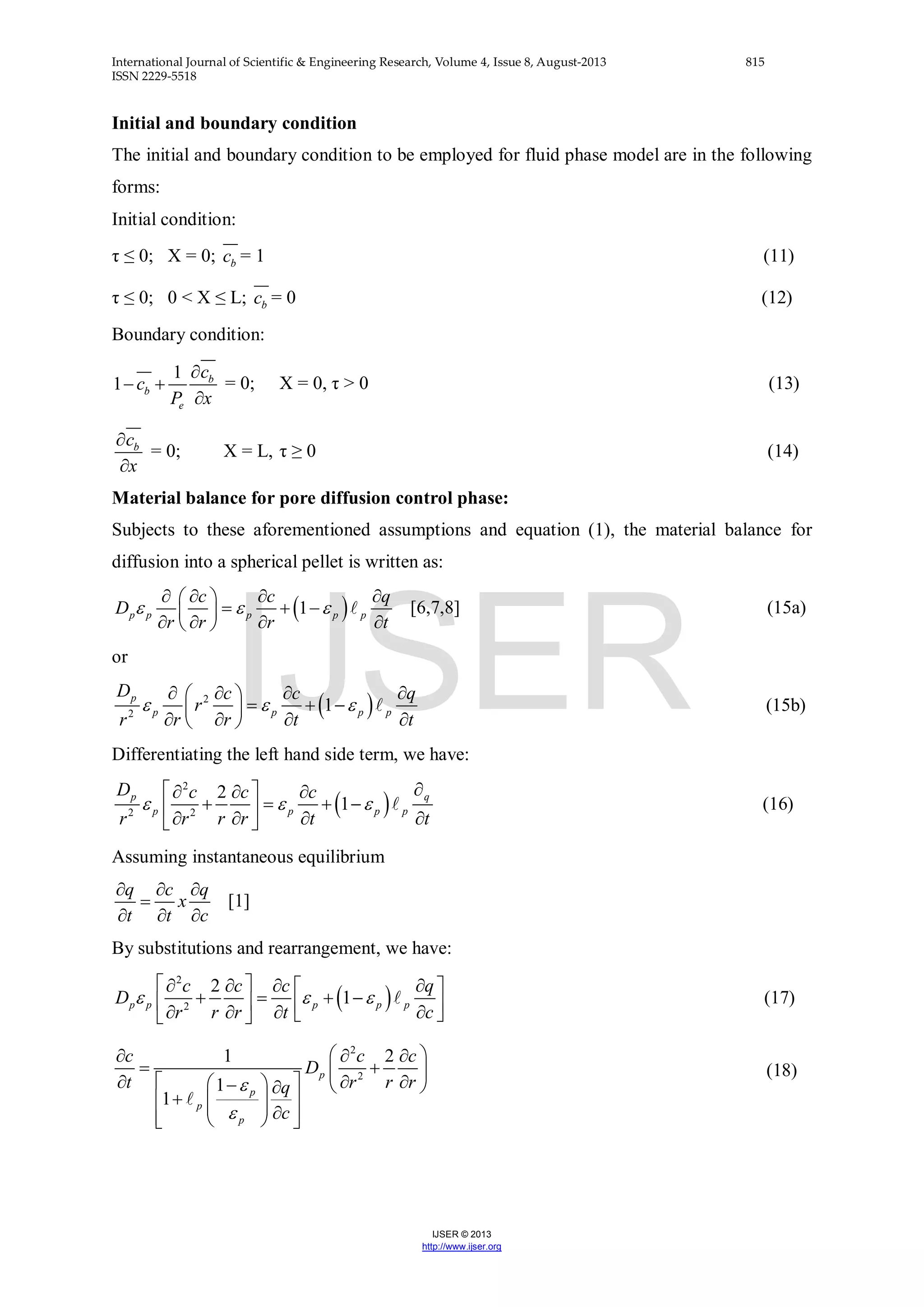 Mathematical Modelling of Fixed Bed Adsorption Column.pdf