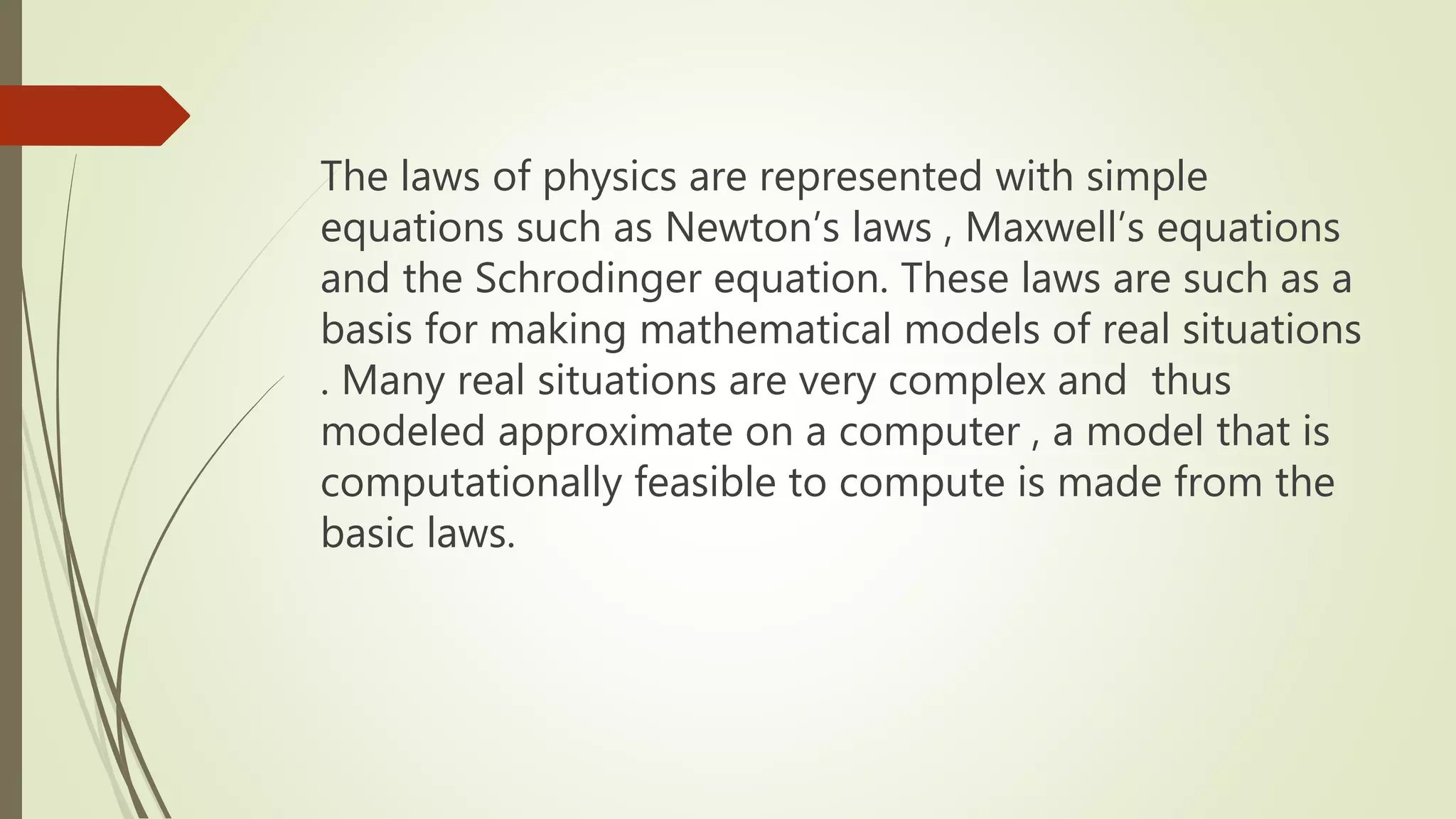 Mathematical modelling ppt | PPTX