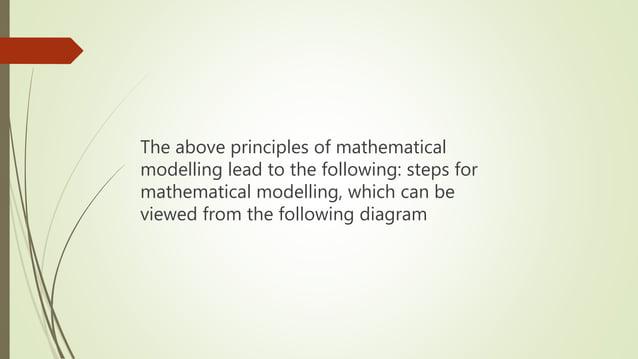 Mathematical modelling ppt | PPTX