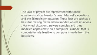 Mathematical modelling ppt | PPTX