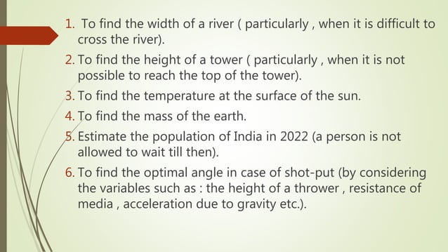 Mathematical modelling ppt | PPTX