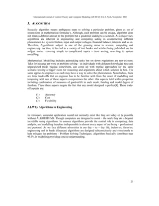 Mathematical models and algorithms challenges | PDF