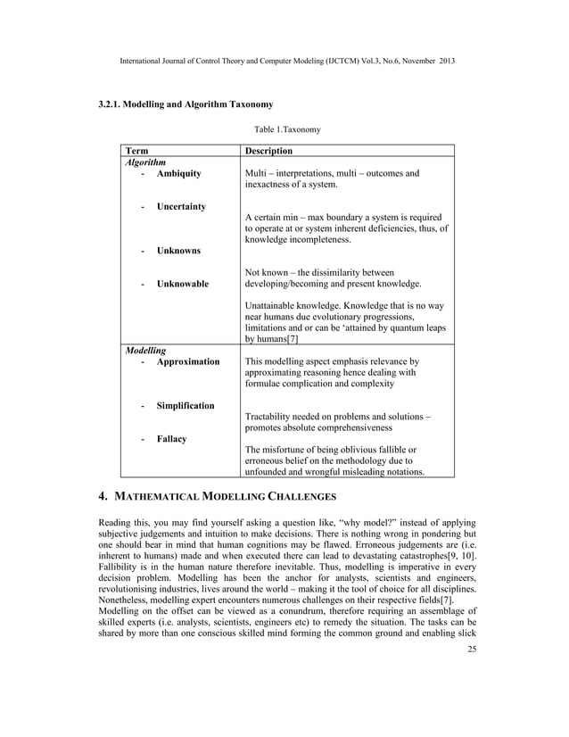 Mathematical models and algorithms challenges | PDF