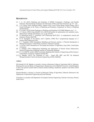 Mathematical models and algorithms challenges | PDF