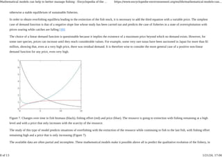 Mathematical models can help to better manage fishing - Encyclopedia of ...
