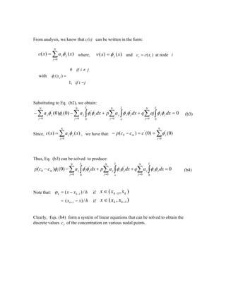 Mathematical models for a chemical reactor | PDF | Chemistry | Science