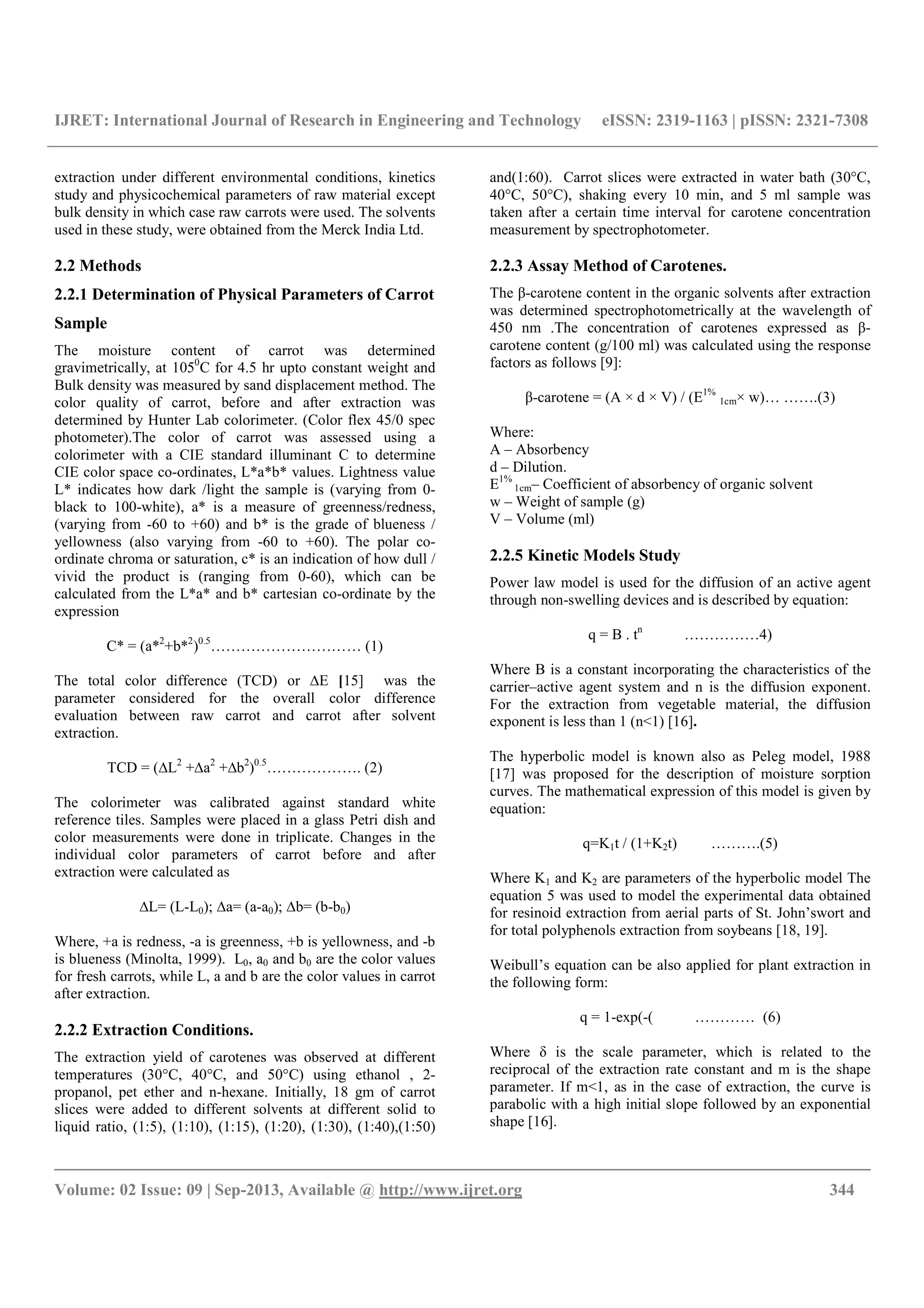 Mathematical model study on solvent extraction of | PDF