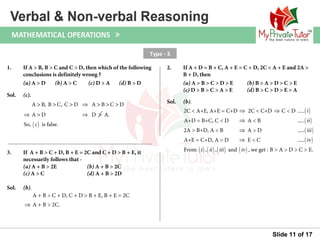 Mathematical Operations Reasoning Questions | PPT
