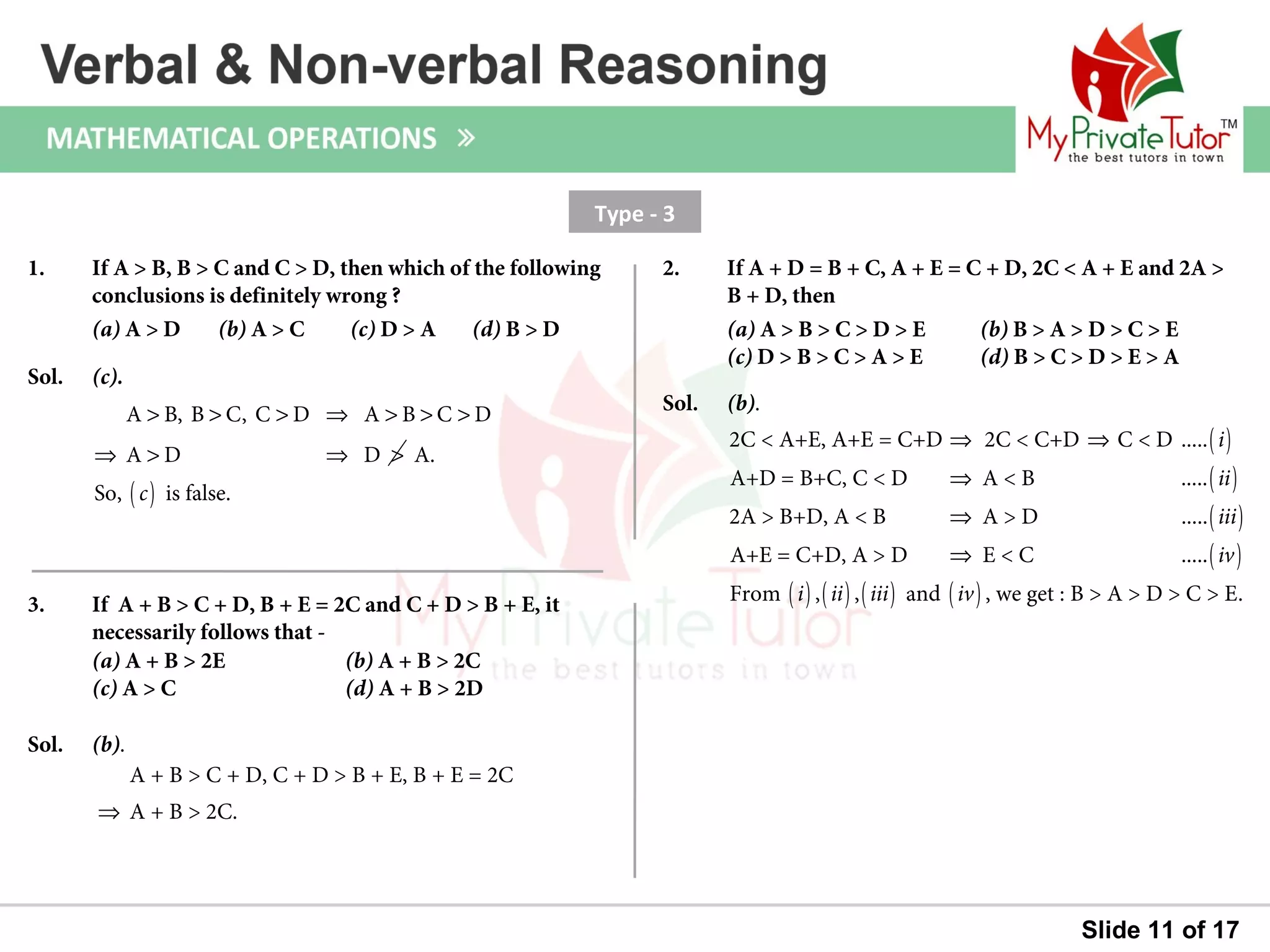 Study Material for competitive exams - Verbal & Non Verbal Reasoning ...