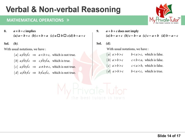 Study Material for competitive exams - Verbal & Non Verbal Reasoning ...