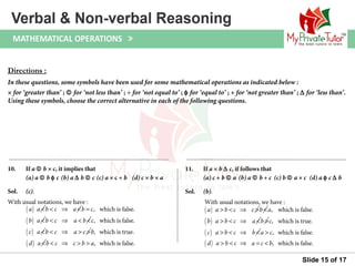 Study Material for competitive exams - Verbal & Non Verbal Reasoning ...