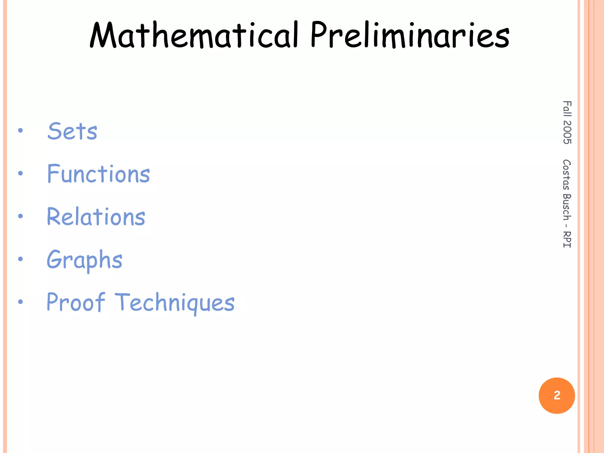 Mathematical preliminaries in Automata | PPT