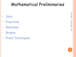 Mathematical preliminaries in Automata | PPT