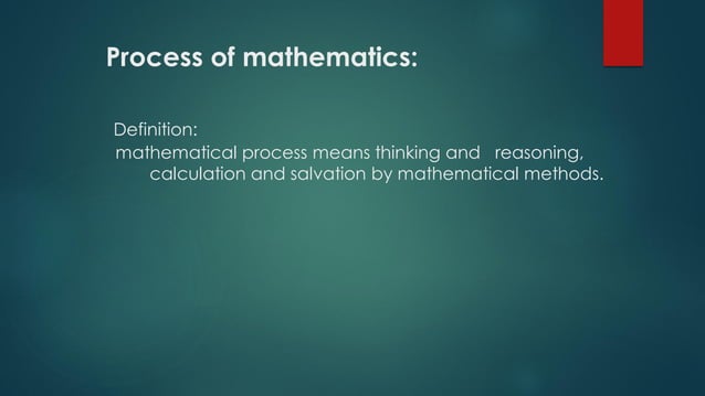 Mathematicalprocess | PDF