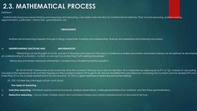 Mathematicalprocess | PDF