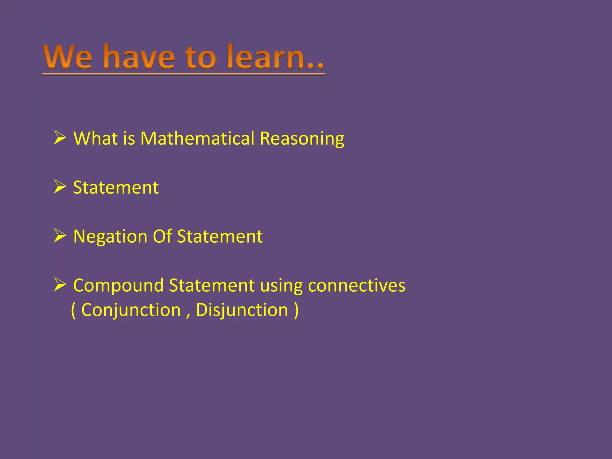 Conjunction And Disjunction | PPTX