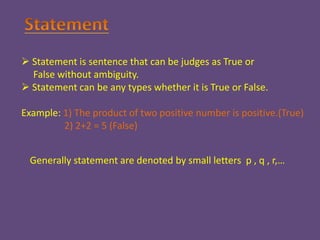 Conjunction And Disjunction | PPTX