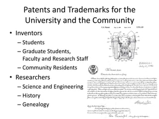 Mathematics and Patent Resources: How to be a fluent generalist | PPT