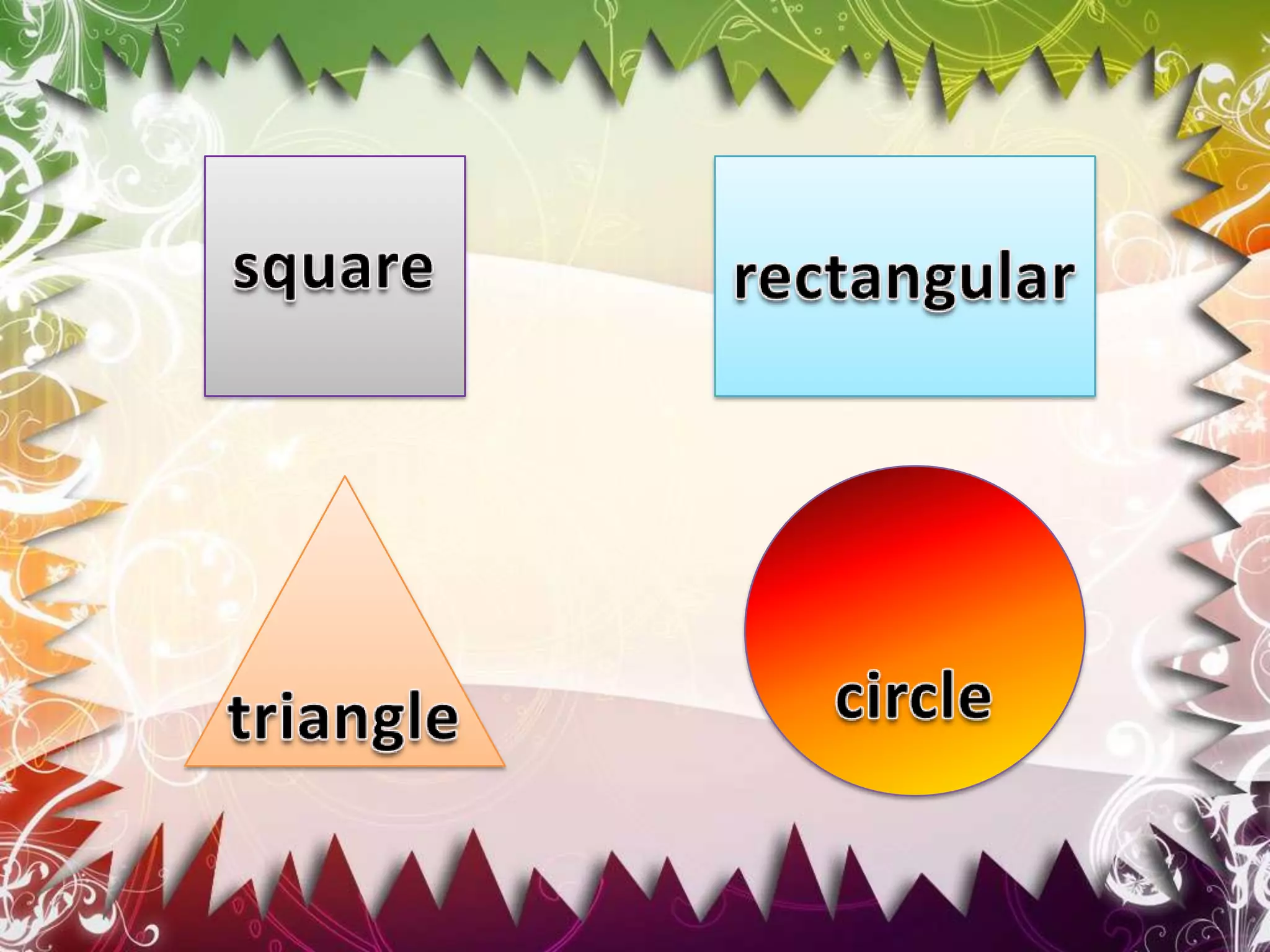 Mathematical shapes | PPT