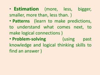 Mathematical skills | PPTX