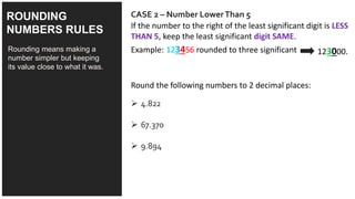 Mathematical Skills I - Rounding Numbers | PPTX