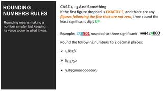 Mathematical Skills I - Rounding Numbers | PPTX