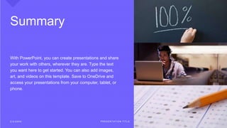 Mathematical Solving Template For Education Pptx