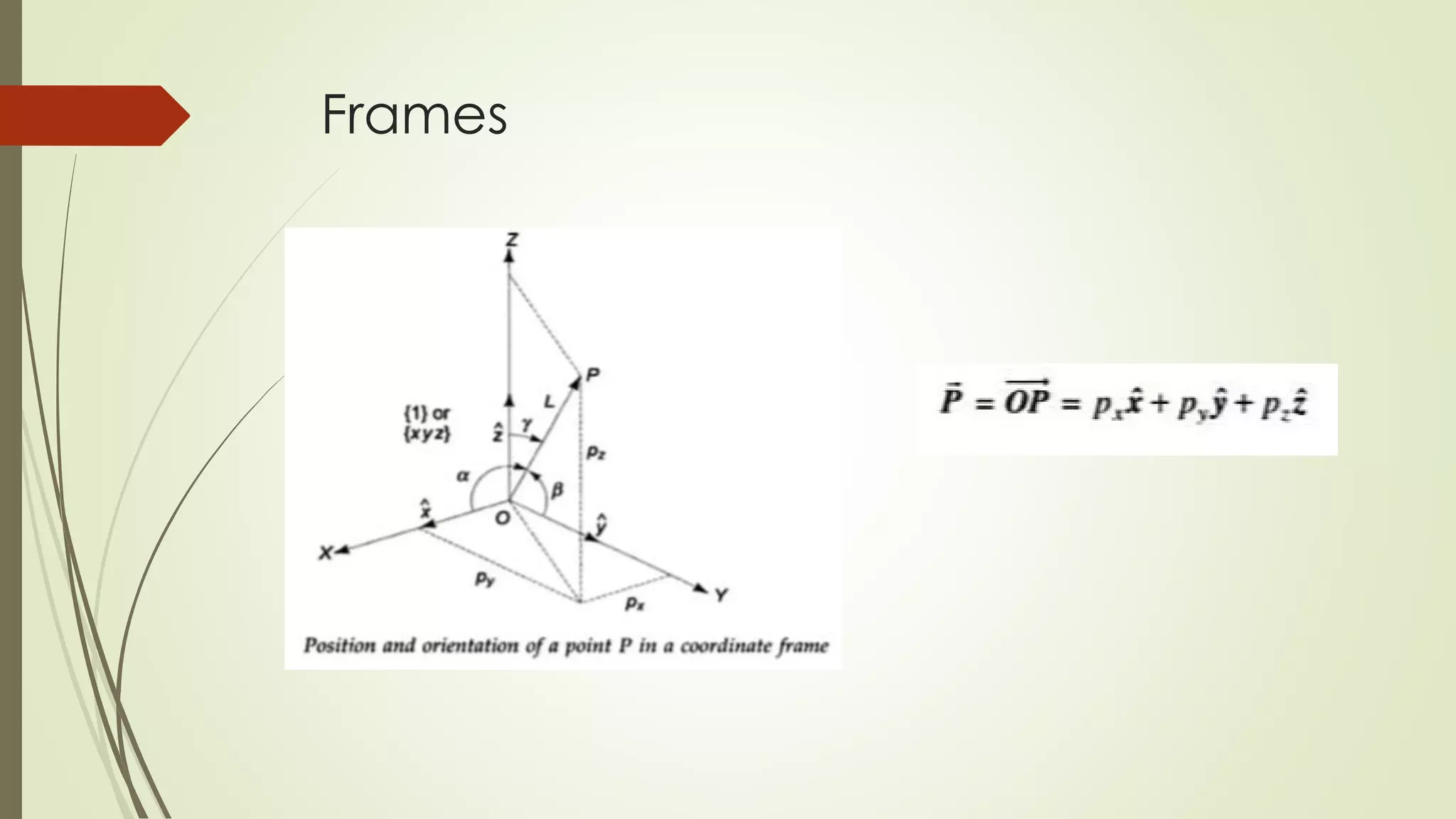 Mathematical Structure of Kinematic Model | PPT