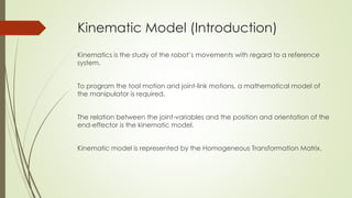 Mathematical Structure of Kinematic Model | PPT
