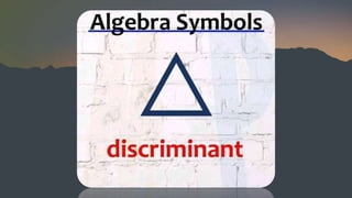 Mathematical symbols | PPT