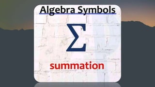 Mathematical symbols | PPT