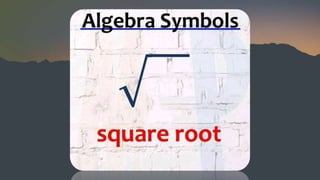 Mathematical symbols | PPTX
