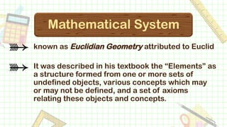 Mathematical System mathematics 8 quarter 3 | PPTX