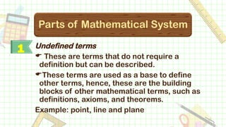 Mathematical System mathematics 8 quarter 3 | PPTX