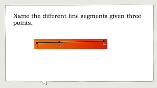 THE MATHEMATICAL SYSTEM (POINTS, LINES, AND PLANES) | PPTX