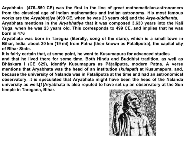 Aryabhata | PPT