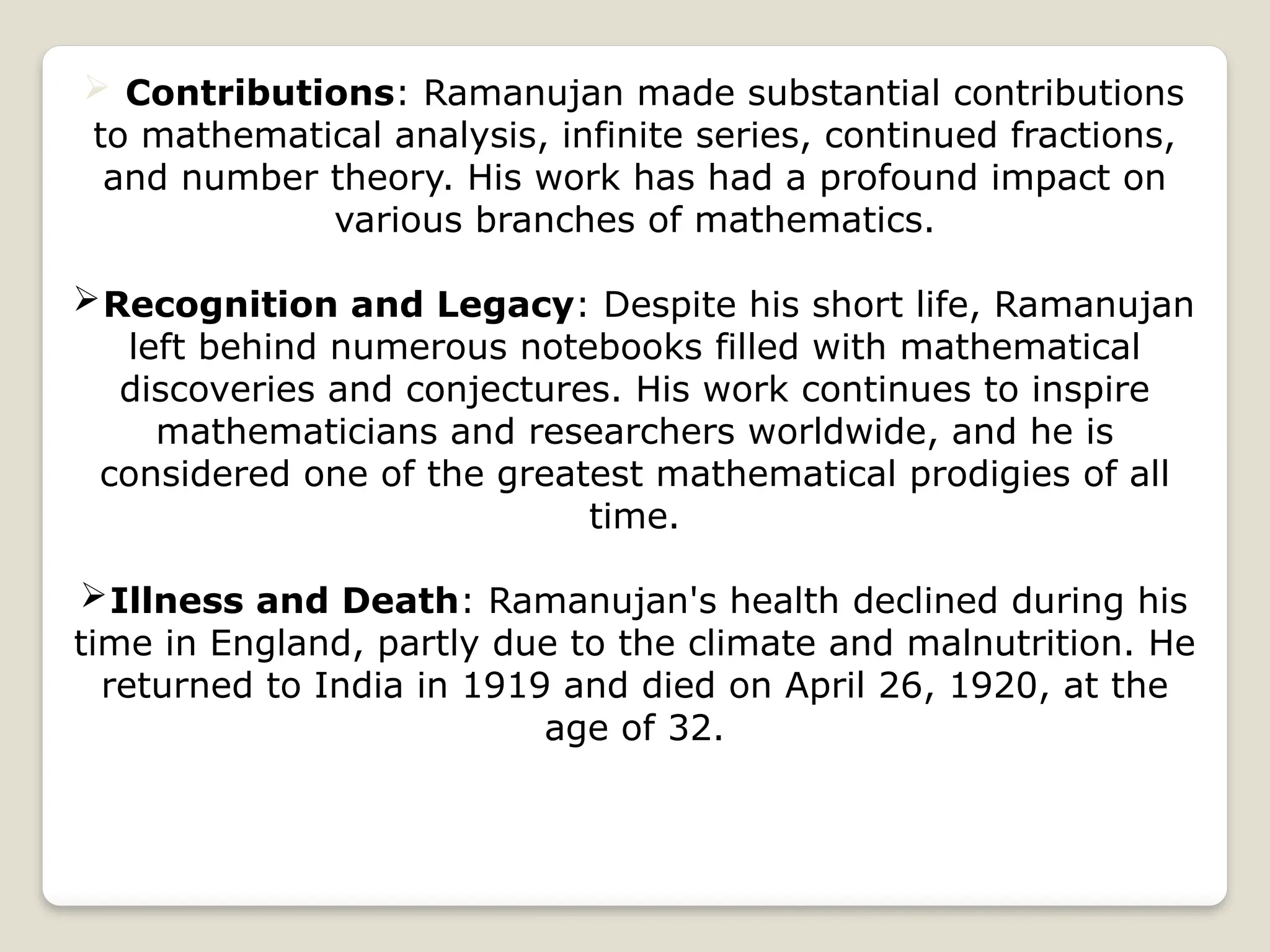 Mathematician Mathematics PPT Class 10 Art Integration Project | PPTX